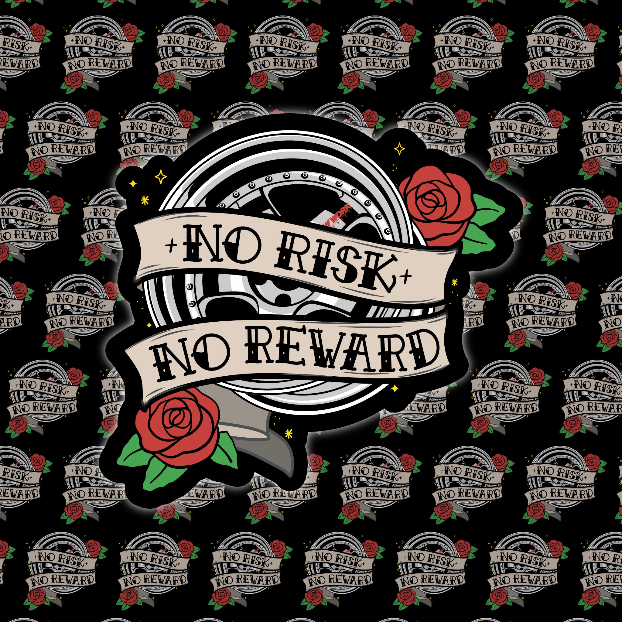 No Risk No Reward - Sticker – Shop Djnoway